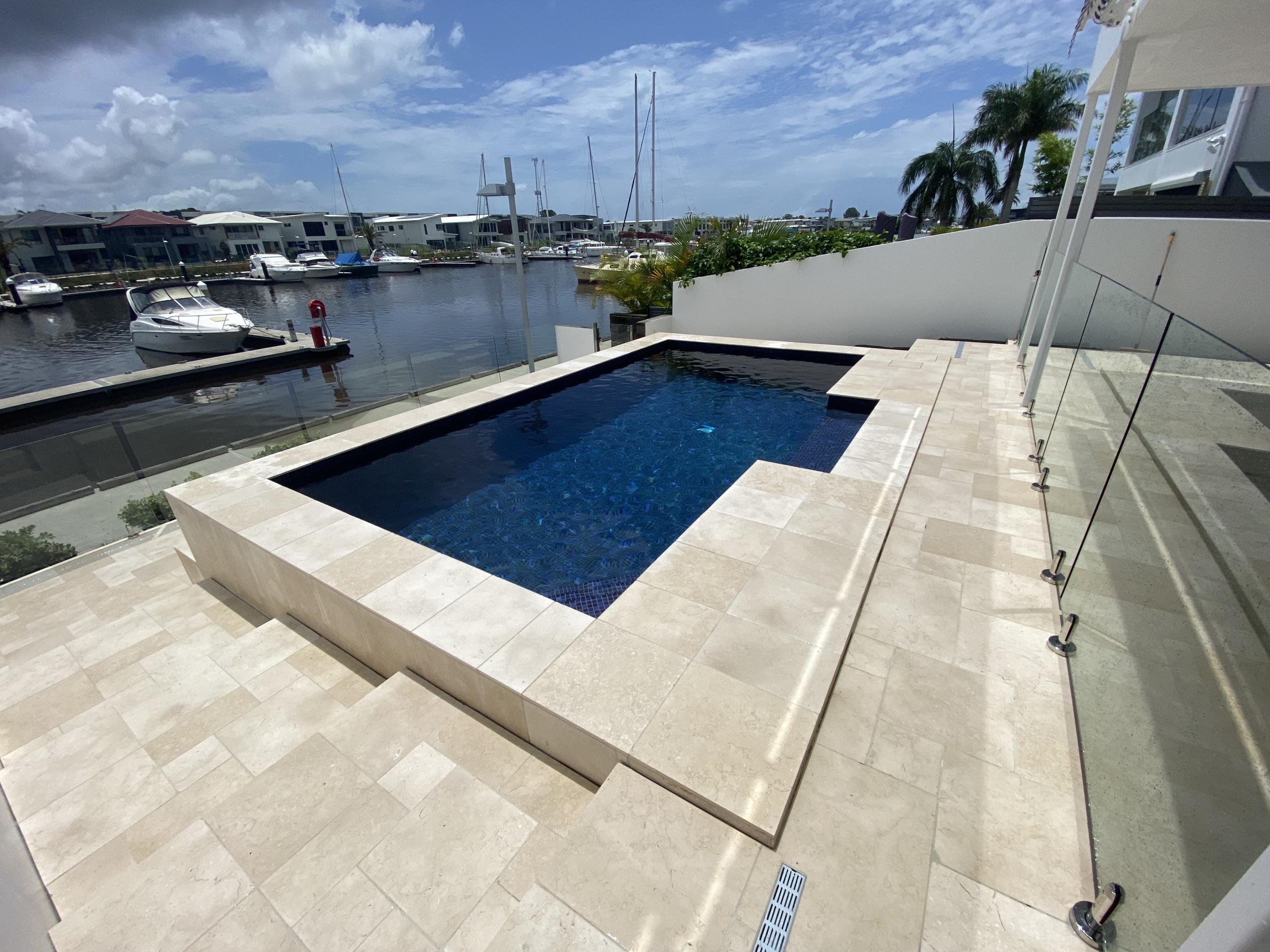 Helensvale Pool Area - JNS Landscapes